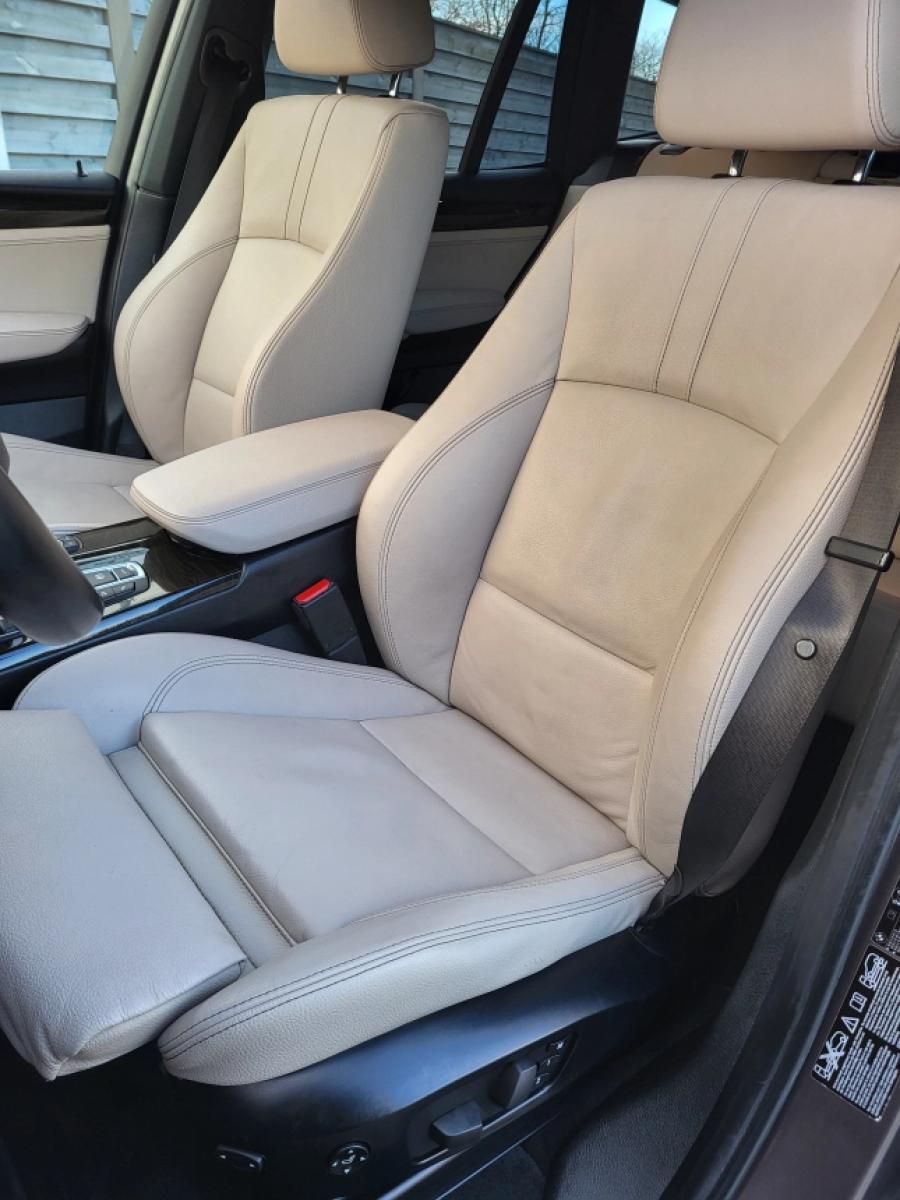 Brown BMW X3 2012 in Riga, with an engine capacity of 3.00 L and mileage of 266 thousand km for 12990 €, photo 39 on AUTOMOTO.COM.LV