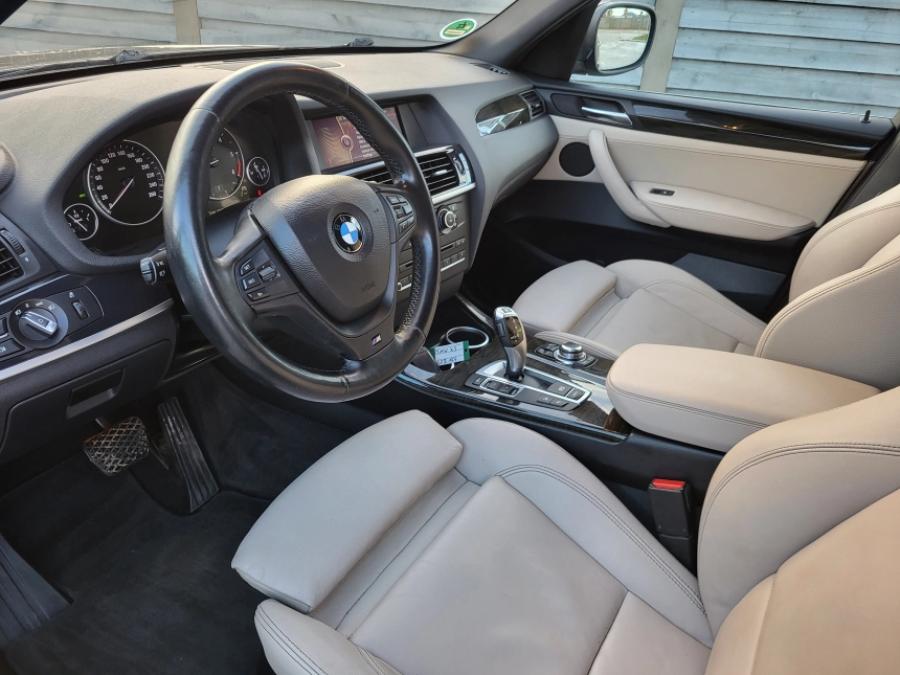 Brown BMW X3 2012 in Riga, with an engine capacity of 3.00 L and mileage of 266 thousand km for 12990 €, photo 40 on AUTOMOTO.COM.LV