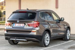 Brown BMW X3 2012 in Riga, with an engine capacity of 3.00 L and mileage of 266 thousand km for 12990 €, photo 44 on AUTOMOTO.COM.LV