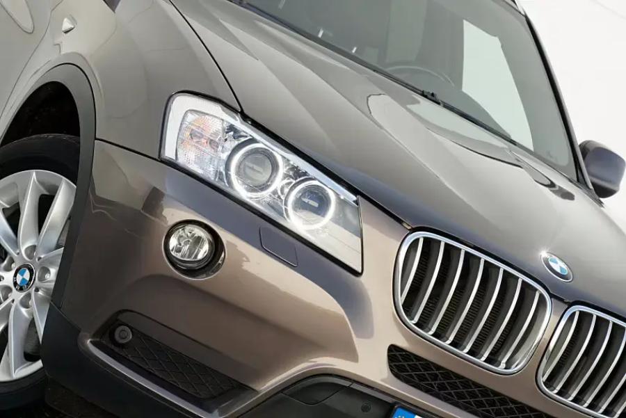 Brown BMW X3 2012 in Riga, with an engine capacity of 3.00 L and mileage of 252 thousand km for 13700 €, photo 1 on AUTOMOTO.COM.LV