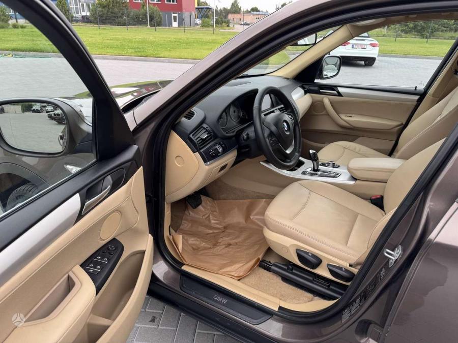 Brūns BMW X3 2012 Telšiai, ar dzinēja tilpumu 2.00 L un nobraukumu 257 tūkst. km par 9700 €, foto 16 vietnē AUTOMOTO.COM.LV