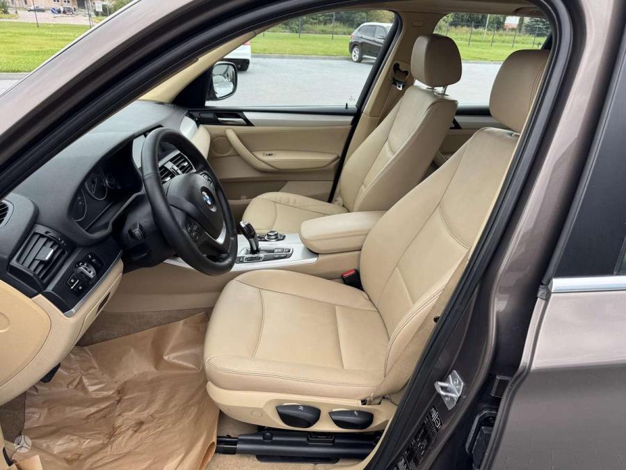 Brūns BMW X3 2012 Telšiai, ar dzinēja tilpumu 2.00 L un nobraukumu 257 tūkst. km par 9700 €, foto 17 vietnē AUTOMOTO.COM.LV