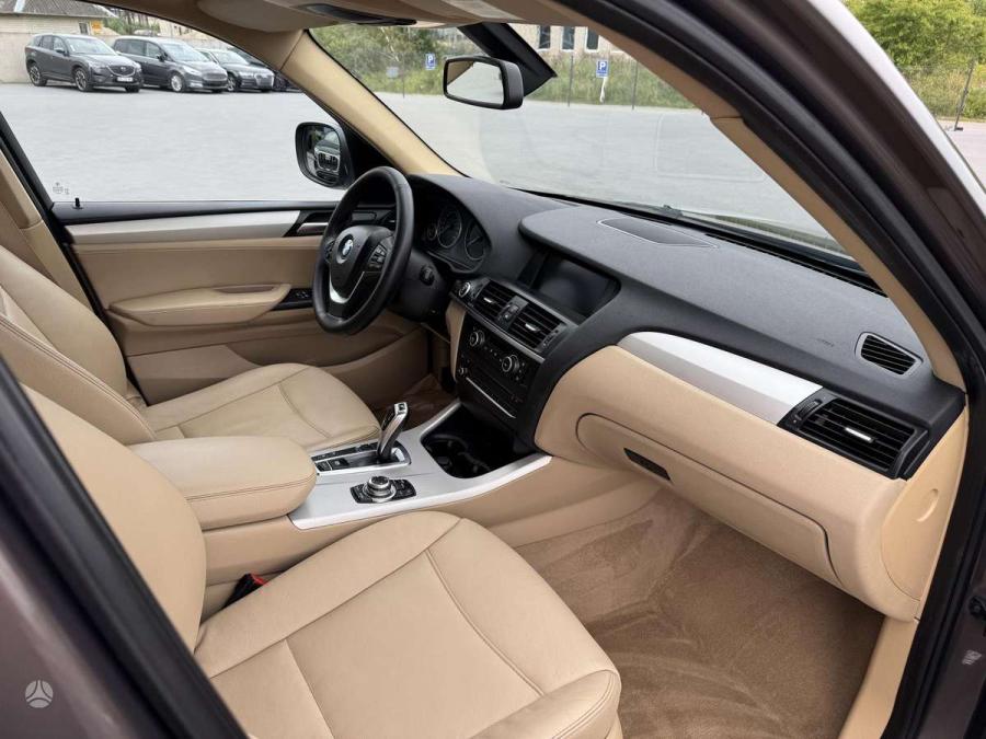 Brūns BMW X3 2012 Telšiai, ar dzinēja tilpumu 2.00 L un nobraukumu 257 tūkst. km par 9700 €, foto 24 vietnē AUTOMOTO.COM.LV