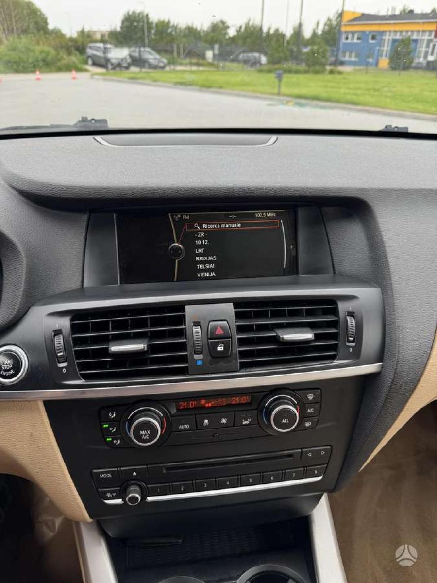 Brūns BMW X3 2012 Telšiai, ar dzinēja tilpumu 2.00 L un nobraukumu 257 tūkst. km par 9700 €, foto 30 vietnē AUTOMOTO.COM.LV