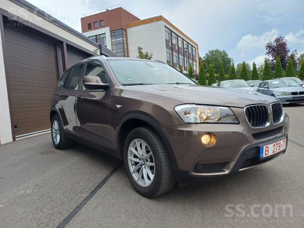 Brown BMW X3 2012 in Valmiera, with an engine capacity of 2.00 L and mileage of 254 thousand km for 7900 €, photo 4 on AUTOMOTO.COM.LV
