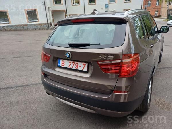 Brown BMW X3 2012 in Valmiera, with an engine capacity of 2.00 L and mileage of 254 thousand km for 7900 €, photo 6 on AUTOMOTO.COM.LV
