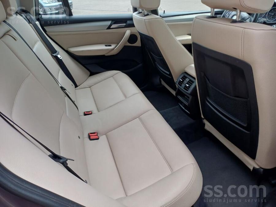 Brūns BMW X3 2012 Valmiera, ar dzinēja tilpumu 2.00 L un nobraukumu 254 tūkst. km par 7900 €, foto 16 vietnē AUTOMOTO.COM.LV