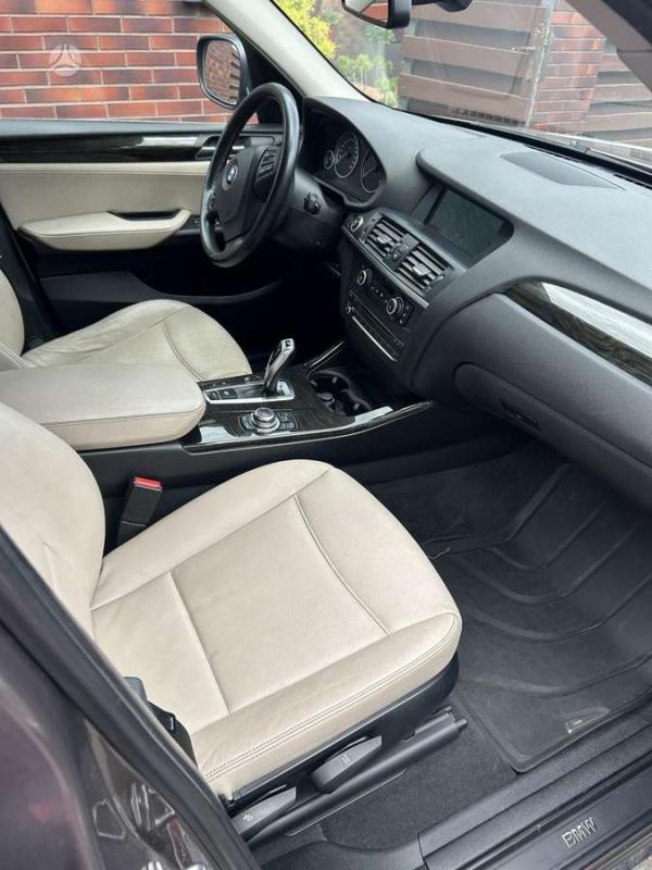 Brūns BMW X3 2012 Kauņa, ar dzinēja tilpumu 2.99 L un nobraukumu 246 tūkst. km par 5900 €, foto 8 vietnē AUTOMOTO.COM.LV