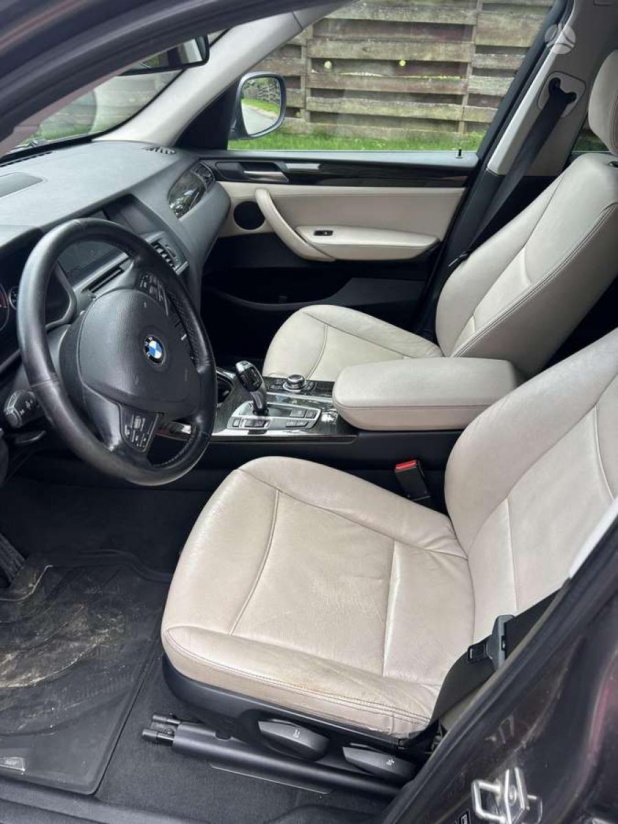 Brūns BMW X3 2012 Kauņa, ar dzinēja tilpumu 2.99 L un nobraukumu 246 tūkst. km par 5900 €, foto 13 vietnē AUTOMOTO.COM.LV