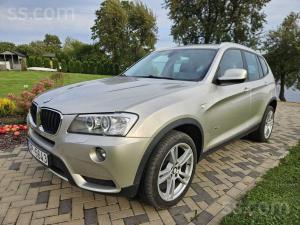 Brown BMW X3 2012 in Ogre, with an engine capacity of 2.00 L and mileage of 206 thousand km for 9350 €, photo  on AUTOMOTO.COM.LV