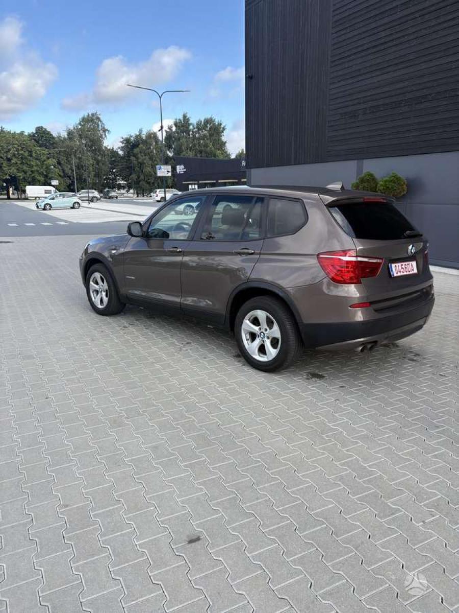 Brown BMW X3 2012 in Siauliai, with an engine capacity of 3.00 L and mileage of 236 thousand km for 6350 €, photo 13 on AUTOMOTO.COM.LV