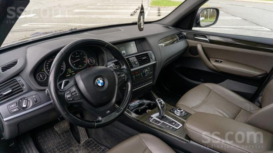 Brūns BMW X3 2012 Rīga, ar dzinēja tilpumu 3.00 L un nobraukumu 321 tūkst. km par 10990 €, foto 11 vietnē AUTOMOTO.COM.LV
