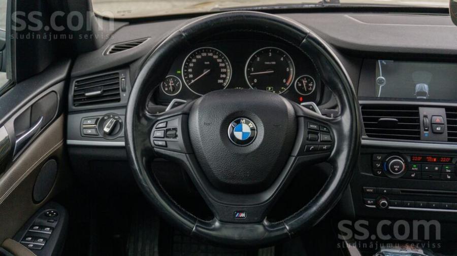 Brūns BMW X3 2012 Rīga, ar dzinēja tilpumu 3.00 L un nobraukumu 321 tūkst. km par 10990 €, foto 15 vietnē AUTOMOTO.COM.LV