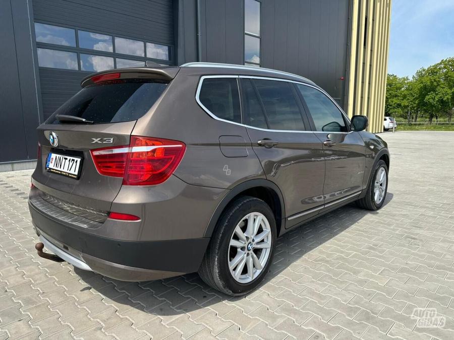 Brūns BMW X3 2013 Klaipėda, ar dzinēja tilpumu 3.00 L un nobraukumu 274 tūkst. km par 10900 €, foto 3 vietnē AUTOMOTO.COM.LV