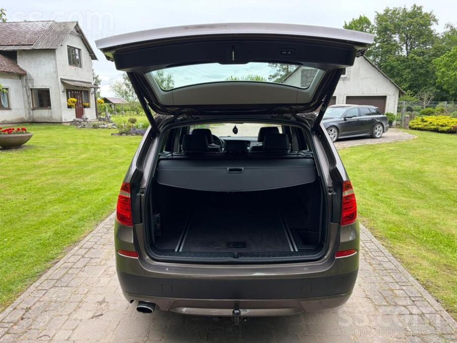 Brūns BMW X3 2013 Jelgava, ar dzinēja tilpumu 2.00 L un nobraukumu 240 tūkst. km par 10500 €, foto 9 vietnē AUTOMOTO.COM.LV