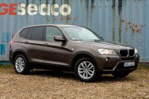 Brūns BMW X3 2013 Rīga, ar dzinēja tilpumu 2.00 L un nobraukumu 244 tūkst. km par 9995 €, foto  vietnē AUTOMOTO.COM.LV