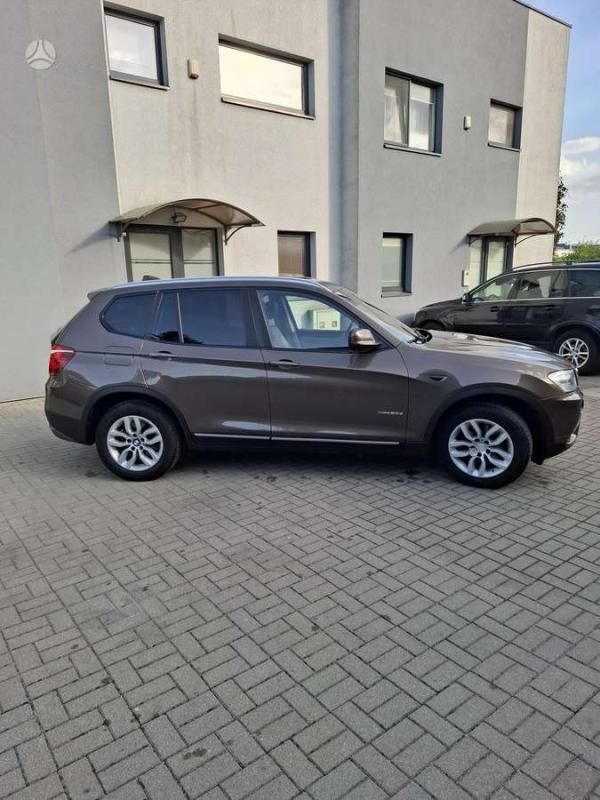 Brūns BMW X3 2013 Kauņa, ar dzinēja tilpumu 2.00 L un nobraukumu 330 tūkst. km par 9850 €, foto 3 vietnē AUTOMOTO.COM.LV