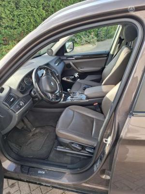 Brown BMW X3 2013 in Kaunas, with an engine capacity of 2.00 L and mileage of 330 thousand km for 9850 €, photo 7 on AUTOMOTO.COM.LV