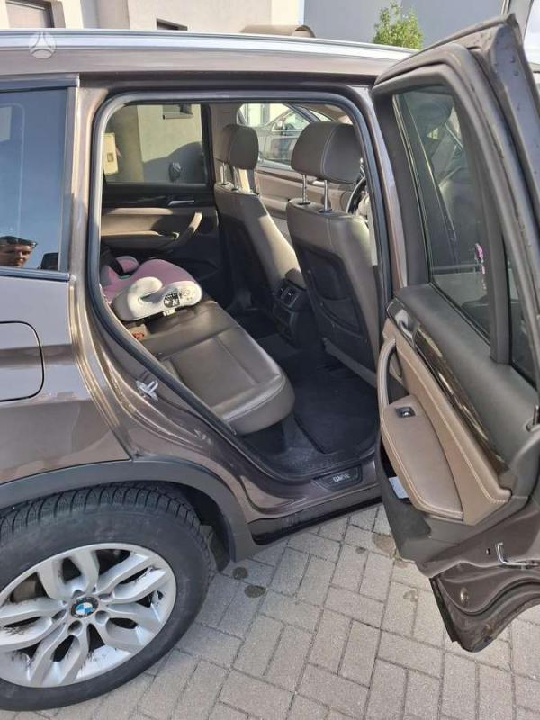 Brūns BMW X3 2013 Kauņa, ar dzinēja tilpumu 2.00 L un nobraukumu 330 tūkst. km par 9850 €, foto 8 vietnē AUTOMOTO.COM.LV