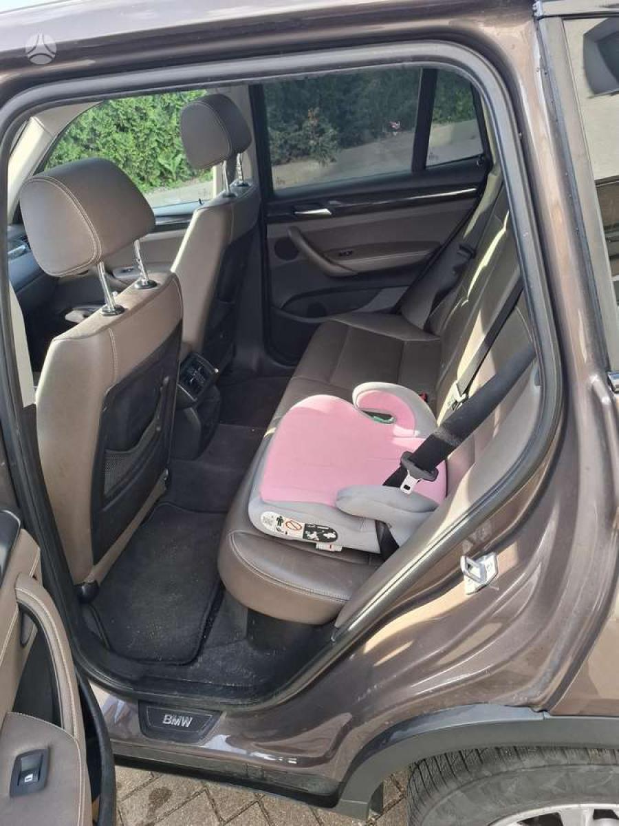 Brown BMW X3 2013 in Kaunas, with an engine capacity of 2.00 L and mileage of 330 thousand km for 9850 €, photo 10 on AUTOMOTO.COM.LV