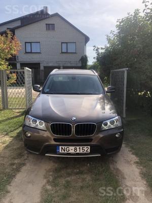 Brūns BMW X3 2013 Rīga, ar dzinēja tilpumu 2.00 L un nobraukumu 350 tūkst. km par 9997 €, foto  vietnē AUTOMOTO.COM.LV