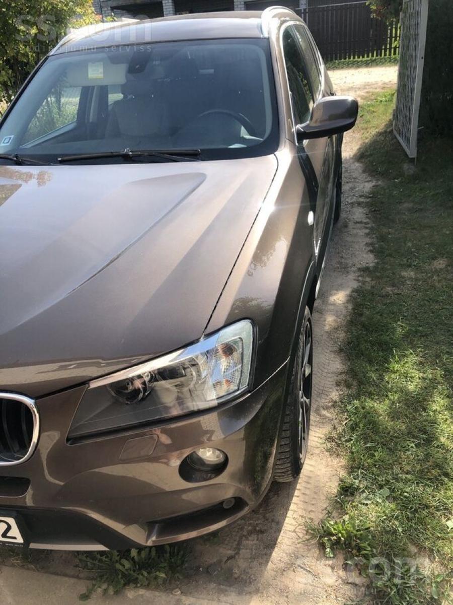 Brown BMW X3 2013 in Riga, with an engine capacity of 2.00 L and mileage of 350 thousand km for 9997 €, photo 7 on AUTOMOTO.COM.LV