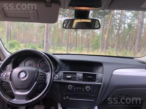 Brown BMW X3 2013 in Riga, with an engine capacity of 2.00 L and mileage of 350 thousand km for 9997 €, photo 14 on AUTOMOTO.COM.LV