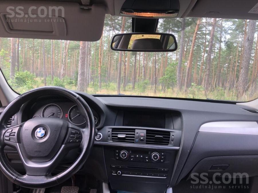 Brown BMW X3 2013 in Riga, with an engine capacity of 2.00 L and mileage of 350 thousand km for 9997 €, photo 14 on AUTOMOTO.COM.LV