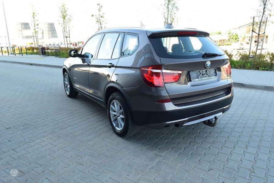 Brūns BMW X3 2013 Viļņa, ar dzinēja tilpumu 2.00 L un nobraukumu 272 tūkst. km par 8450 €, foto 6 vietnē AUTOMOTO.COM.LV