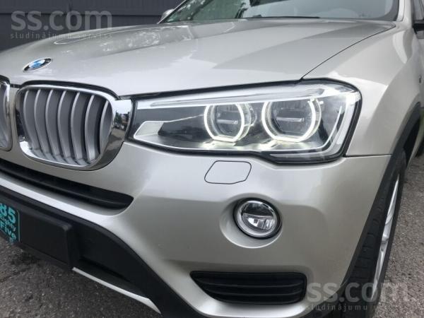 Brown BMW X3 2014 in Liepaja, with an engine capacity of 3.00 L and mileage of 209 thousand km for 15350 €, photo 6 on AUTOMOTO.COM.LV