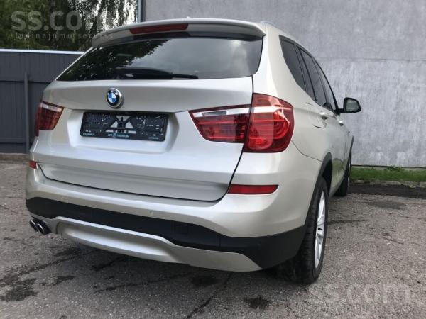Brown BMW X3 2014 in Liepaja, with an engine capacity of 3.00 L and mileage of 209 thousand km for 15350 €, photo 7 on AUTOMOTO.COM.LV