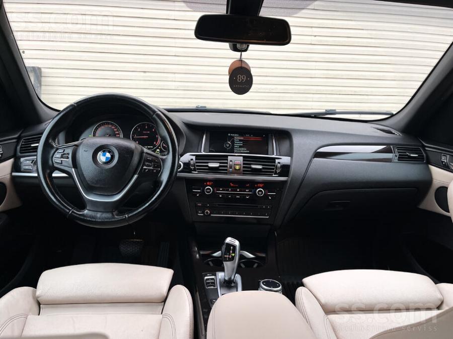 Brūns BMW X3 2014 Ogre, ar dzinēja tilpumu 2.00 L un nobraukumu 297 tūkst. km par 12750 €, foto 10 vietnē AUTOMOTO.COM.LV