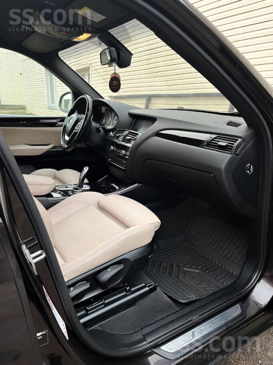 Brūns BMW X3 2014 Ogre, ar dzinēja tilpumu 2.00 L un nobraukumu 297 tūkst. km par 12750 €, foto 11 vietnē AUTOMOTO.COM.LV