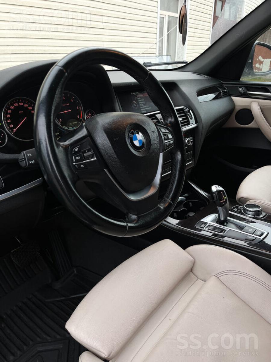 Brūns BMW X3 2014 Ogre, ar dzinēja tilpumu 2.00 L un nobraukumu 297 tūkst. km par 12750 €, foto 12 vietnē AUTOMOTO.COM.LV