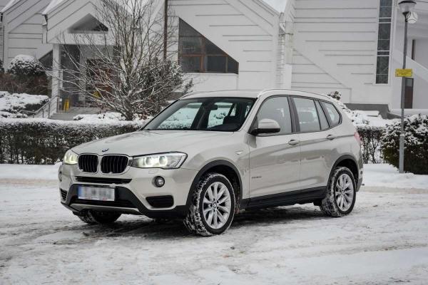 Brown BMW X3 2014 in Elektrenai, with an engine capacity of 2.00 L and mileage of 300 thousand km for 11350 €, photo 1 on AUTOMOTO.COM.LV