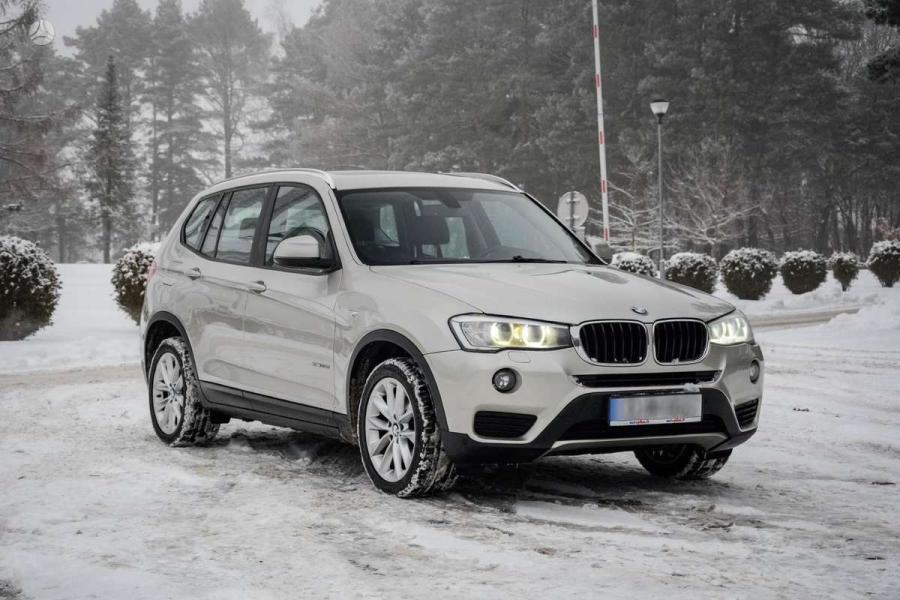 Brown BMW X3 2014 in Elektrenai, with an engine capacity of 2.00 L and mileage of 300 thousand km for 11350 €, photo 3 on AUTOMOTO.COM.LV
