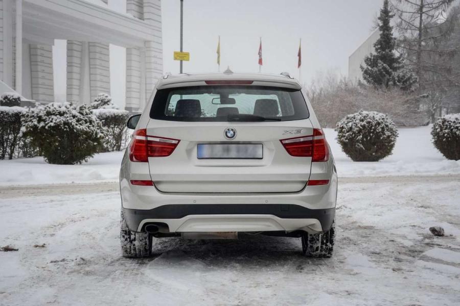 Brown BMW X3 2014 in Elektrenai, with an engine capacity of 2.00 L and mileage of 300 thousand km for 11350 €, photo 6 on AUTOMOTO.COM.LV