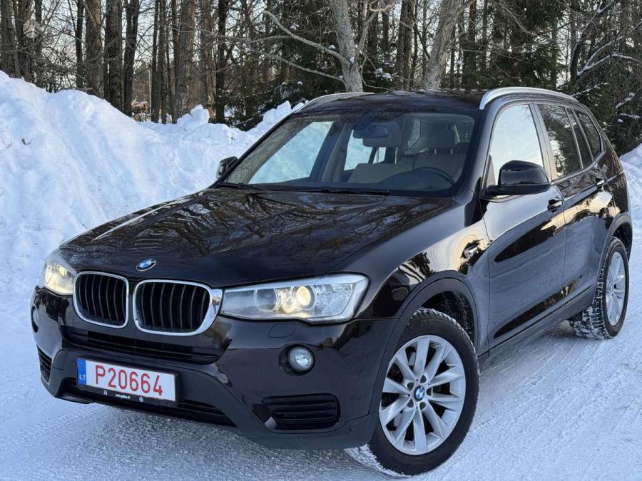 Brūns BMW X3 2014 Raseiniai, ar dzinēja tilpumu 2.00 L un nobraukumu 279 tūkst. km par 12555 €, foto 1 vietnē AUTOMOTO.COM.LV