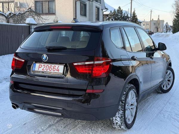 Brown BMW X3 2014 in Raseiniai, with an engine capacity of 2.00 L and mileage of 279 thousand km for 12555 €, photo 4 on AUTOMOTO.COM.LV