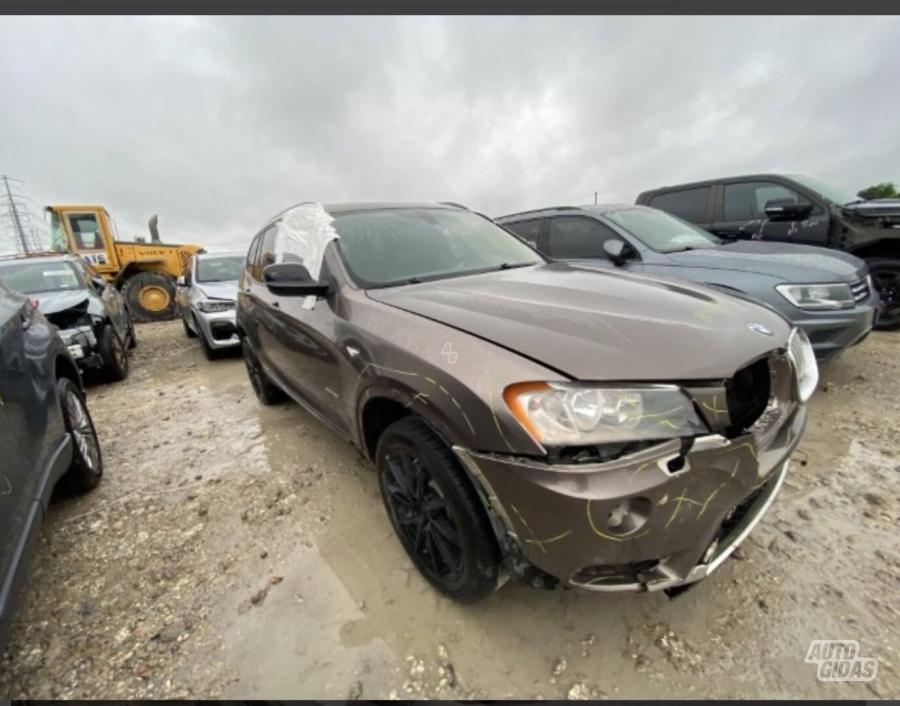 Brown BMW X3 2014 in Siauliai, with an engine capacity of 2.00 L and mileage of 251 thousand km for 5550 €, photo 11 on AUTOMOTO.COM.LV