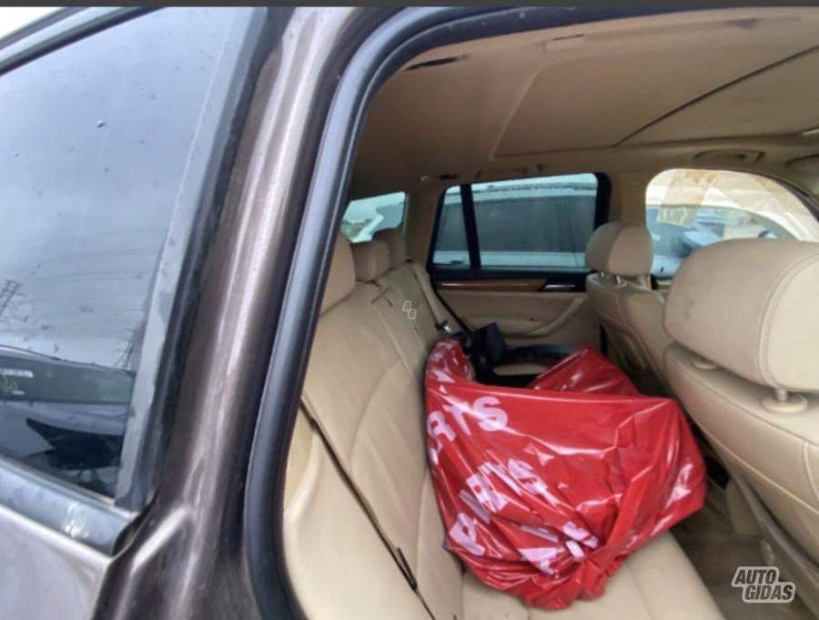 Brown BMW X3 2014 in Siauliai, with an engine capacity of 2.00 L and mileage of 251 thousand km for 5550 €, photo 12 on AUTOMOTO.COM.LV