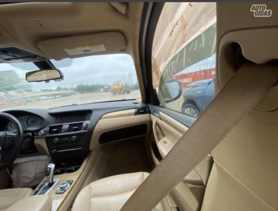Brown BMW X3 2014 in Siauliai, with an engine capacity of 2.00 L and mileage of 251 thousand km for 5550 €, photo 13 on AUTOMOTO.COM.LV