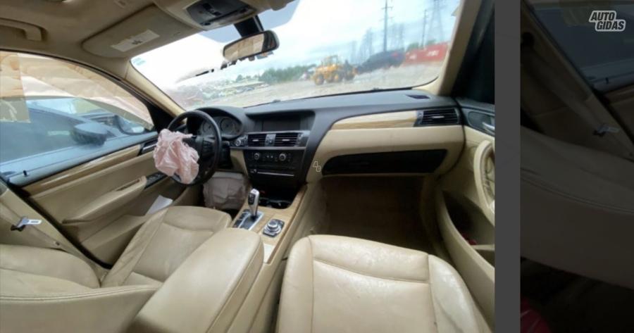 Brown BMW X3 2014 in Siauliai, with an engine capacity of 2.00 L and mileage of 251 thousand km for 5550 €, photo 20 on AUTOMOTO.COM.LV