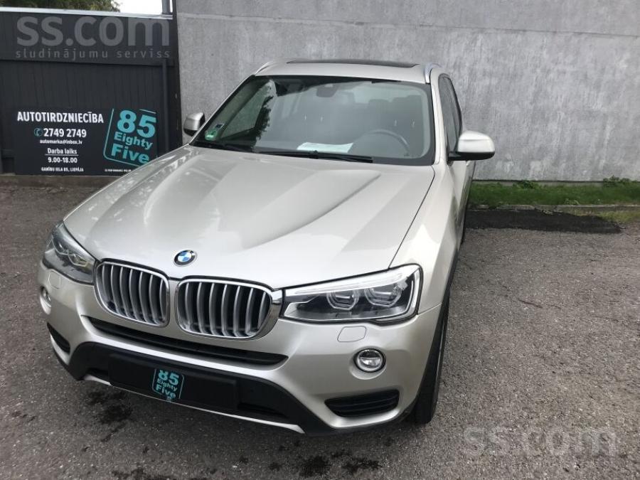 Brūns BMW X3 2014 Liepāja, ar dzinēja tilpumu 3.00 L un nobraukumu 209 tūkst. km par 14999 €, foto 1 vietnē AUTOMOTO.COM.LV
