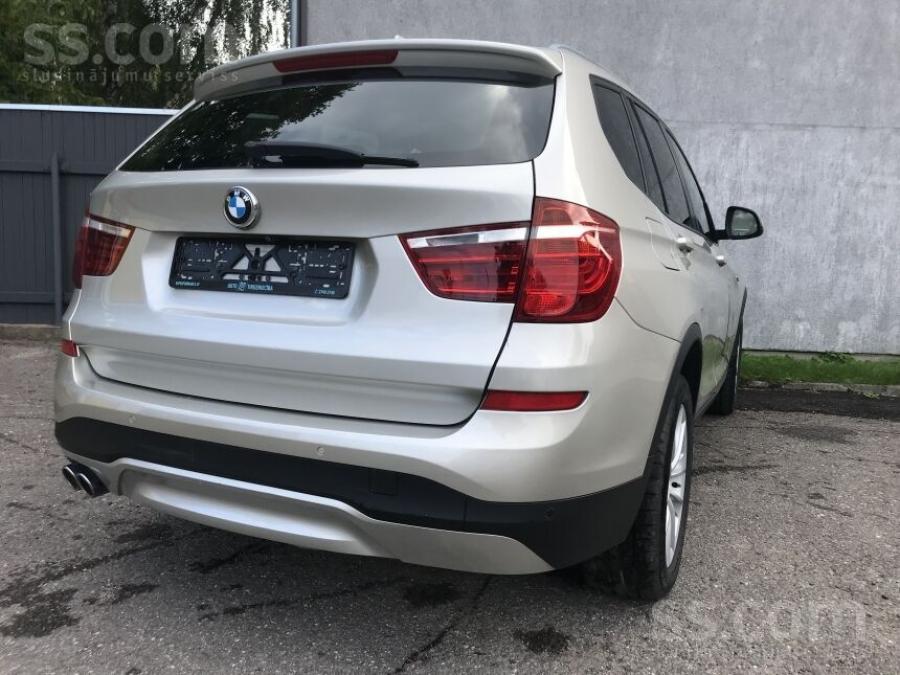 Brūns BMW X3 2014 Liepāja, ar dzinēja tilpumu 3.00 L un nobraukumu 209 tūkst. km par 14999 €, foto 8 vietnē AUTOMOTO.COM.LV