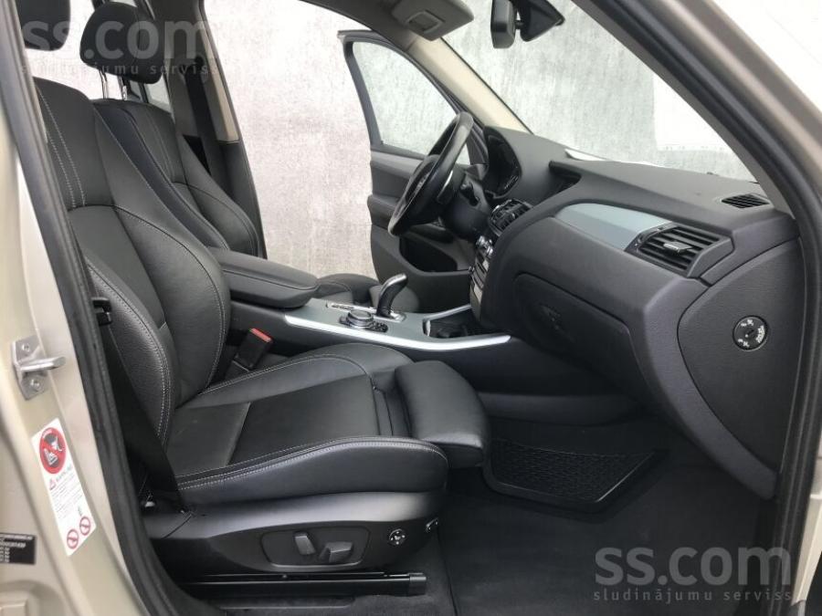Brūns BMW X3 2014 Liepāja, ar dzinēja tilpumu 3.00 L un nobraukumu 209 tūkst. km par 14999 €, foto 12 vietnē AUTOMOTO.COM.LV