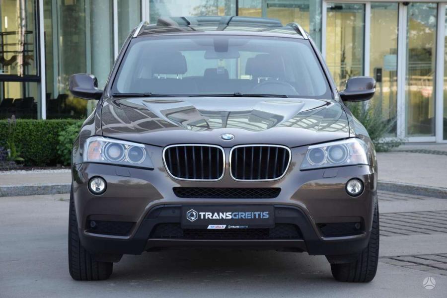 Brūns BMW X3 2014 Viļņa, ar dzinēja tilpumu 2.00 L un nobraukumu 205 tūkst. km par 10999 €, foto 3 vietnē AUTOMOTO.COM.LV