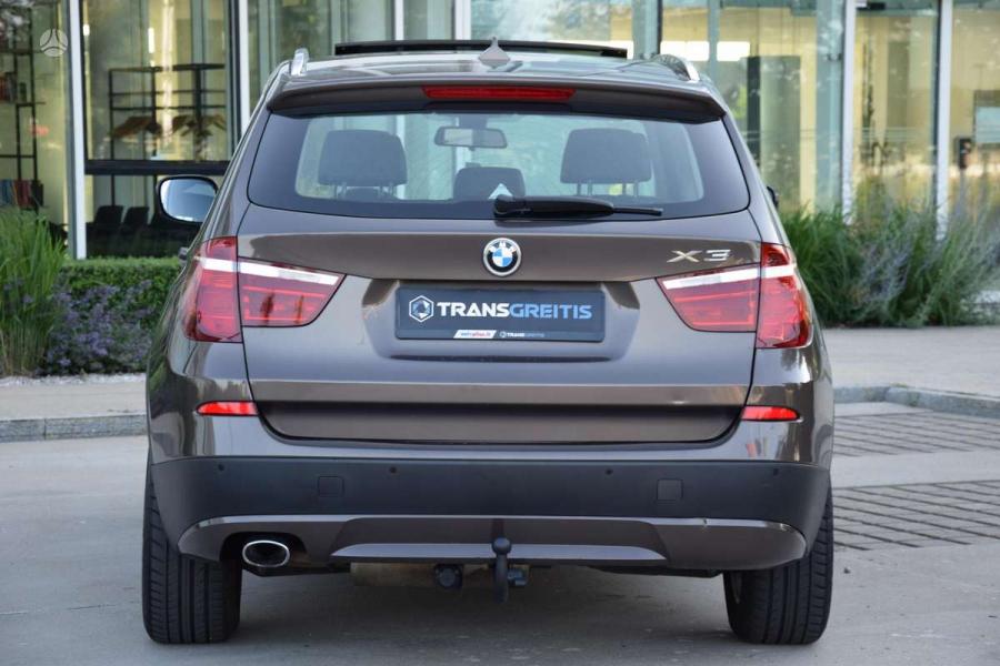 Brūns BMW X3 2014 Viļņa, ar dzinēja tilpumu 2.00 L un nobraukumu 205 tūkst. km par 10999 €, foto 9 vietnē AUTOMOTO.COM.LV