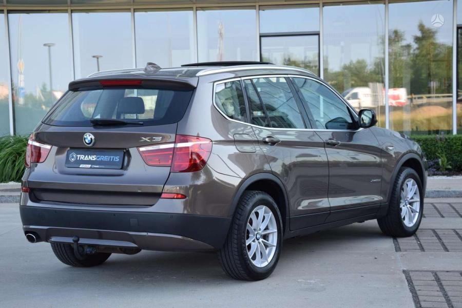 Brūns BMW X3 2014 Viļņa, ar dzinēja tilpumu 2.00 L un nobraukumu 205 tūkst. km par 10999 €, foto 10 vietnē AUTOMOTO.COM.LV