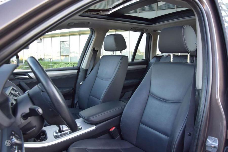 Brūns BMW X3 2014 Viļņa, ar dzinēja tilpumu 2.00 L un nobraukumu 205 tūkst. km par 10999 €, foto 14 vietnē AUTOMOTO.COM.LV
